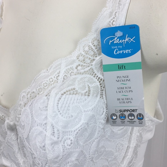 Playtex | Intimates & Sleepwear | Playtex White Underwire Lift Bra ...
